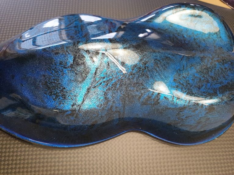 DARK METALLIC BLUE MARBLE - CCR Custom Paints